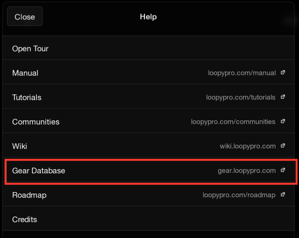 Gear Database - Loopy Pro Wiki